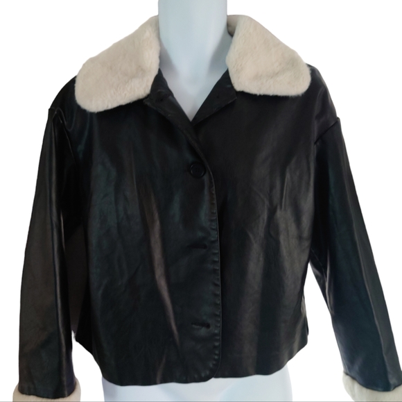 SHEIN | Jackets & Coats | Shien Faux Leather Jacket | Poshmark